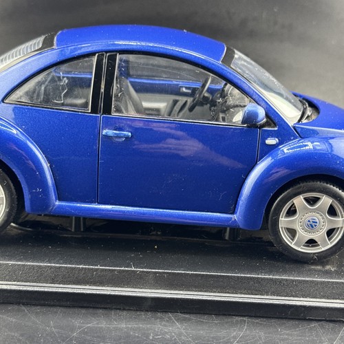 Volkswagen Blue New Beatle Maisto Display Stand Die Cast | eBay