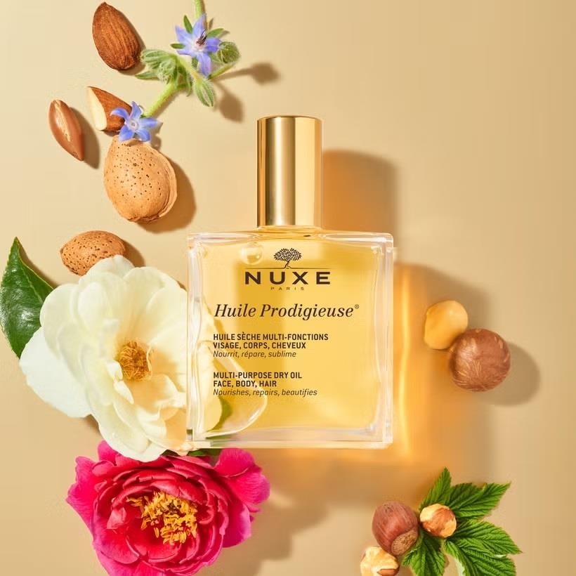 Nuxe Multi-Purpose Dry Oil Spray 50ml For Face Body and Hair Hydration ...