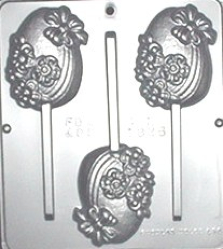 Fancy Egg Lollipop Chocolate Candy Mold Easter 1826 NEW | eBay