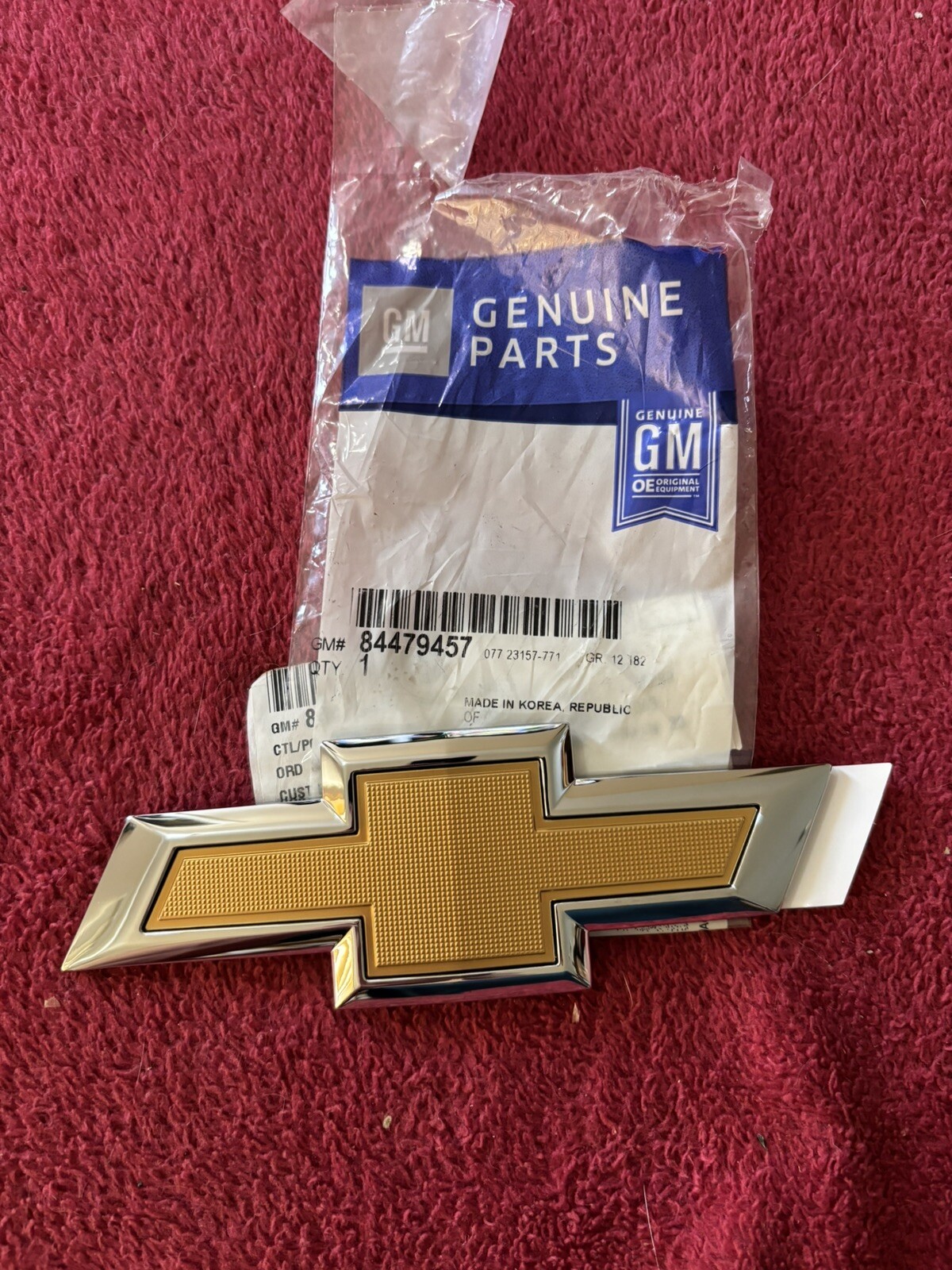 NEW OEM 2016-2024 Chevrolet Malibu Rear Gold Bowtie Emblem 84479457 | eBay