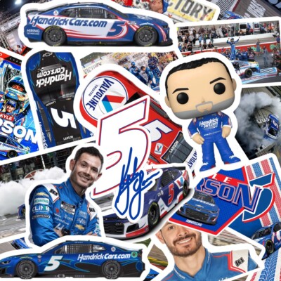 Kyle Larson NASCAR 40 Piece Sticker Set Mascara Stickers | eBay