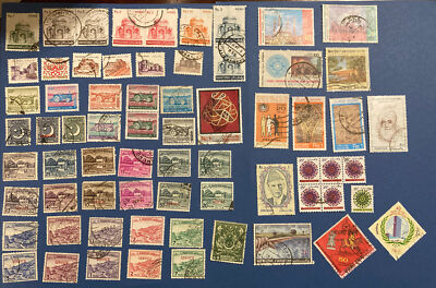Pakistan Unchecked Stamp Lot, 60 Different, Including Service Overprint ...
