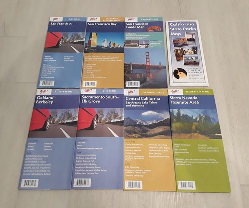 MIXED LOT OF (8) DIFFERENT AAA CSAA ACSC California City Street ...