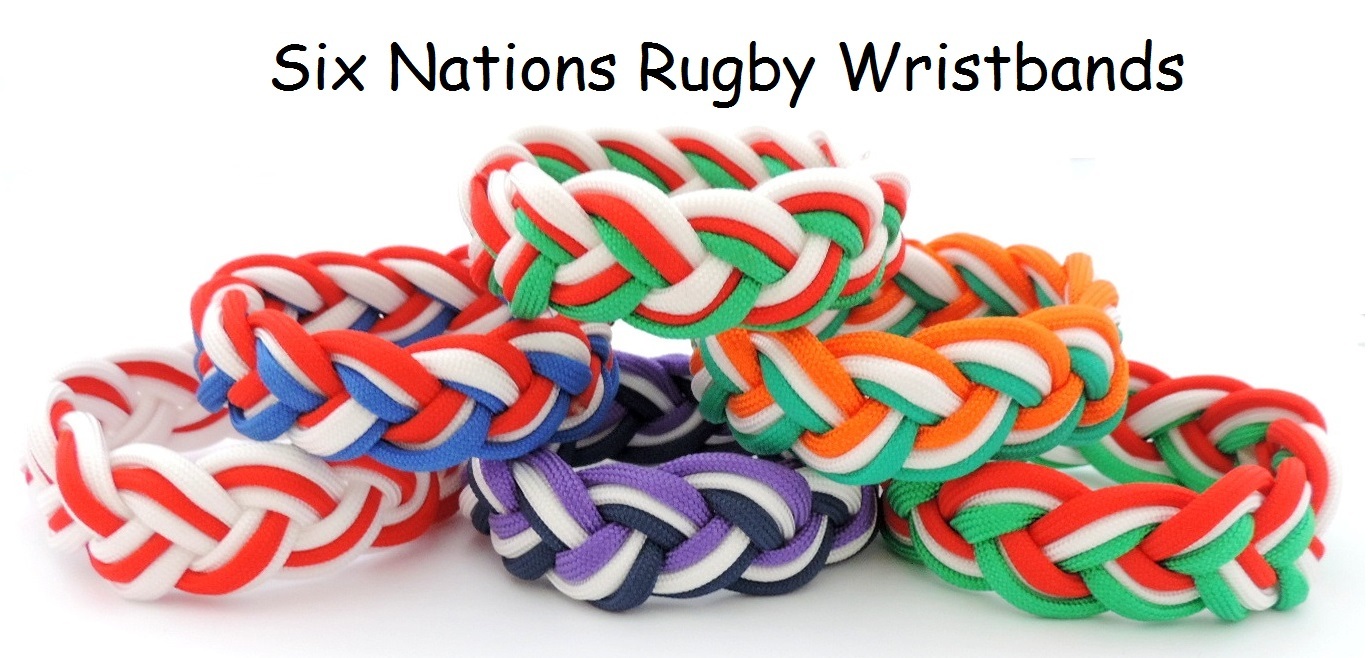 Scottish Rugby Colours Paracord Wristband | eBay UK