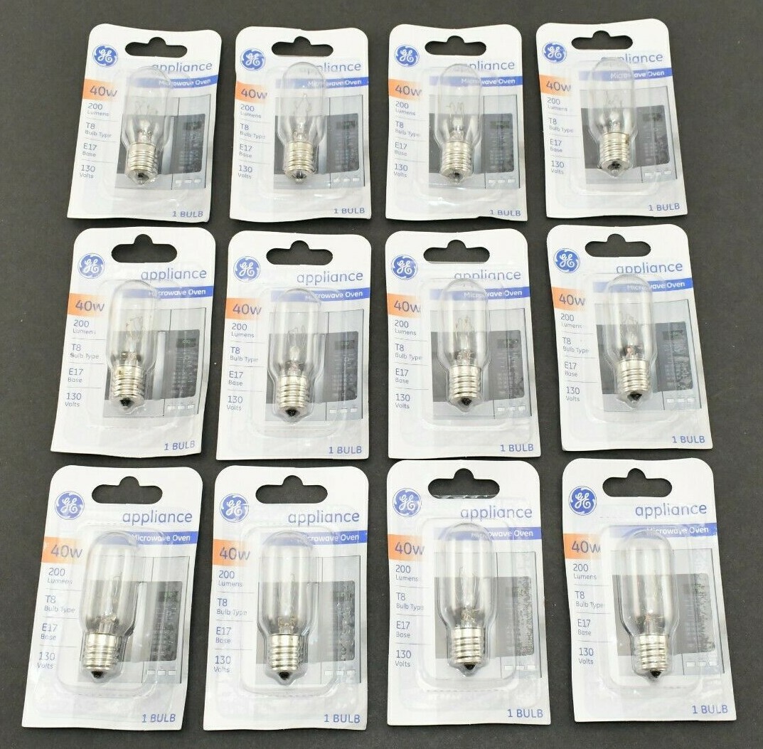(Lot of 12) - GE 40 Watt Appliance Bulb - 84081 - G E Lighting T8 E17 ...