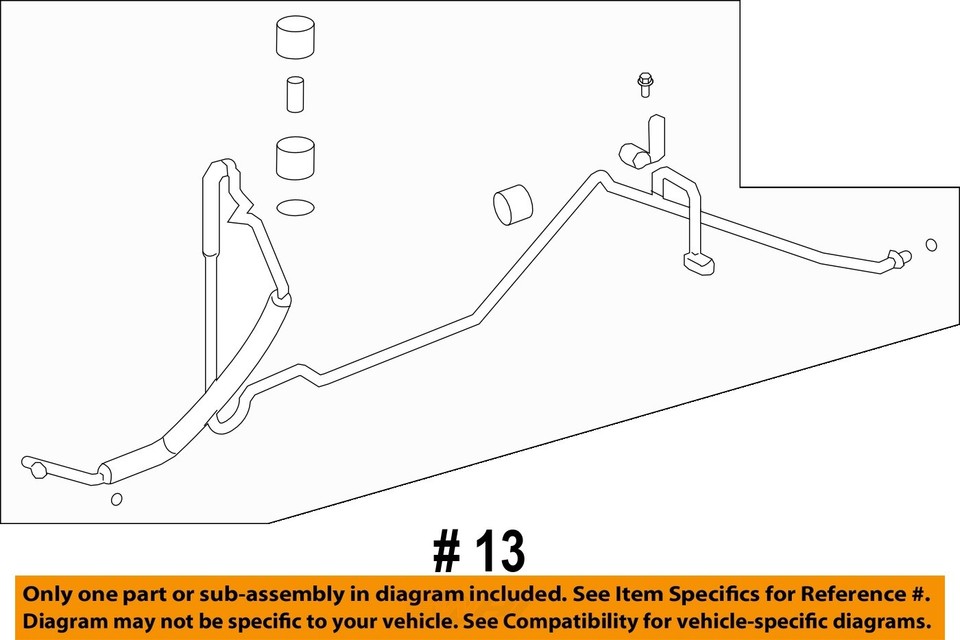 GM OEM A/C Condenser, Compressor Line-AC Tube 22875372 | eBay