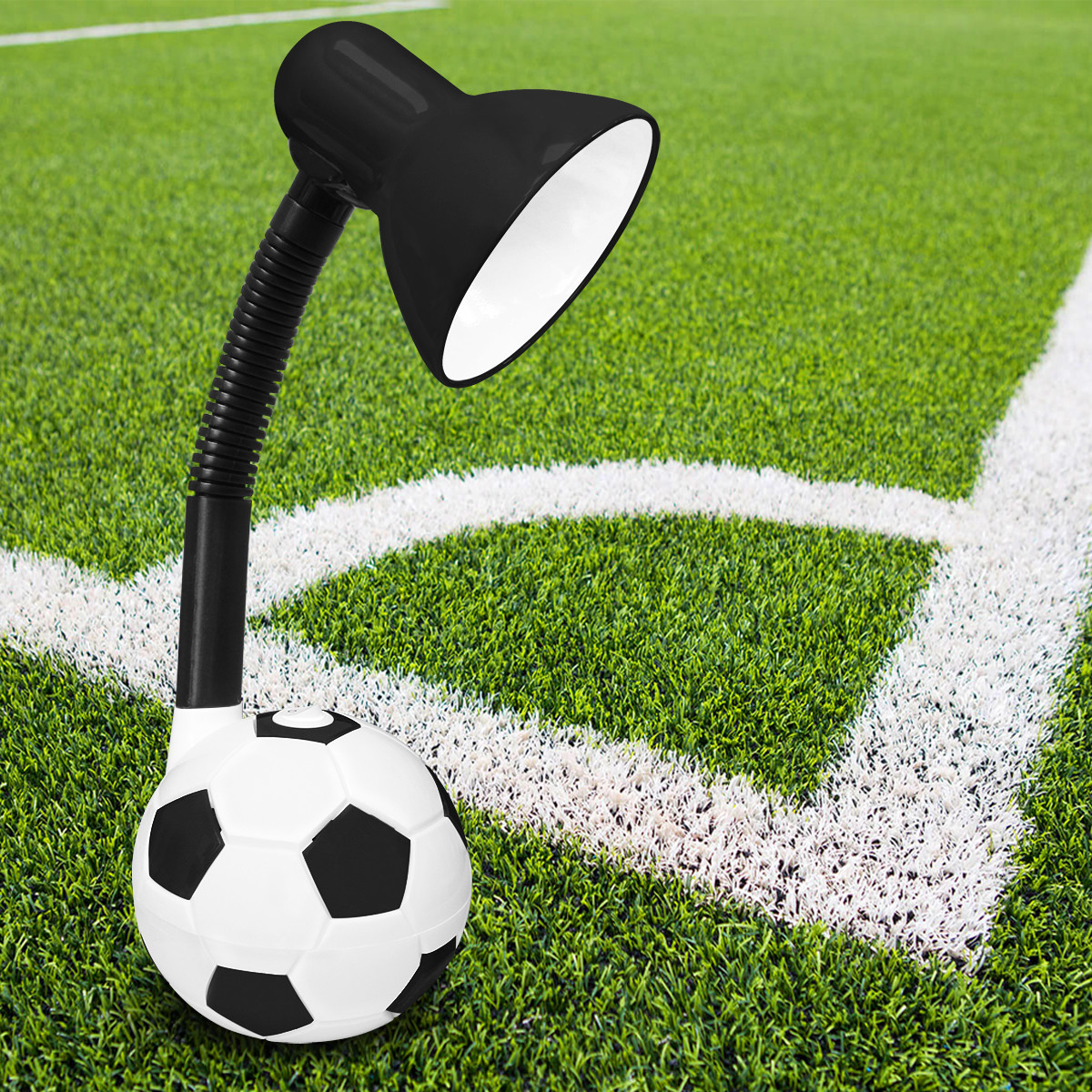 Football Desk Lamp Kids Playroom Bedside Night Light Table Lamp On/Off ...