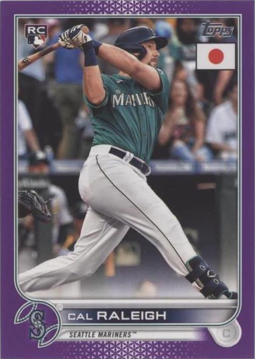 2022 Topps Japan Edition - Cal Raleigh #169 Purple /50 (RC) for sale ...