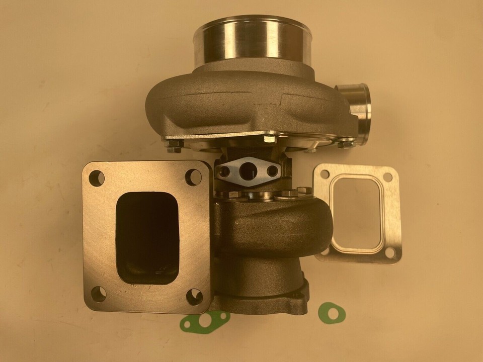 Fit GTX3582R GT35 A/R.70 Cold A/R.82 T4 4 Bolt Dual Ball Bearing Turbo ...