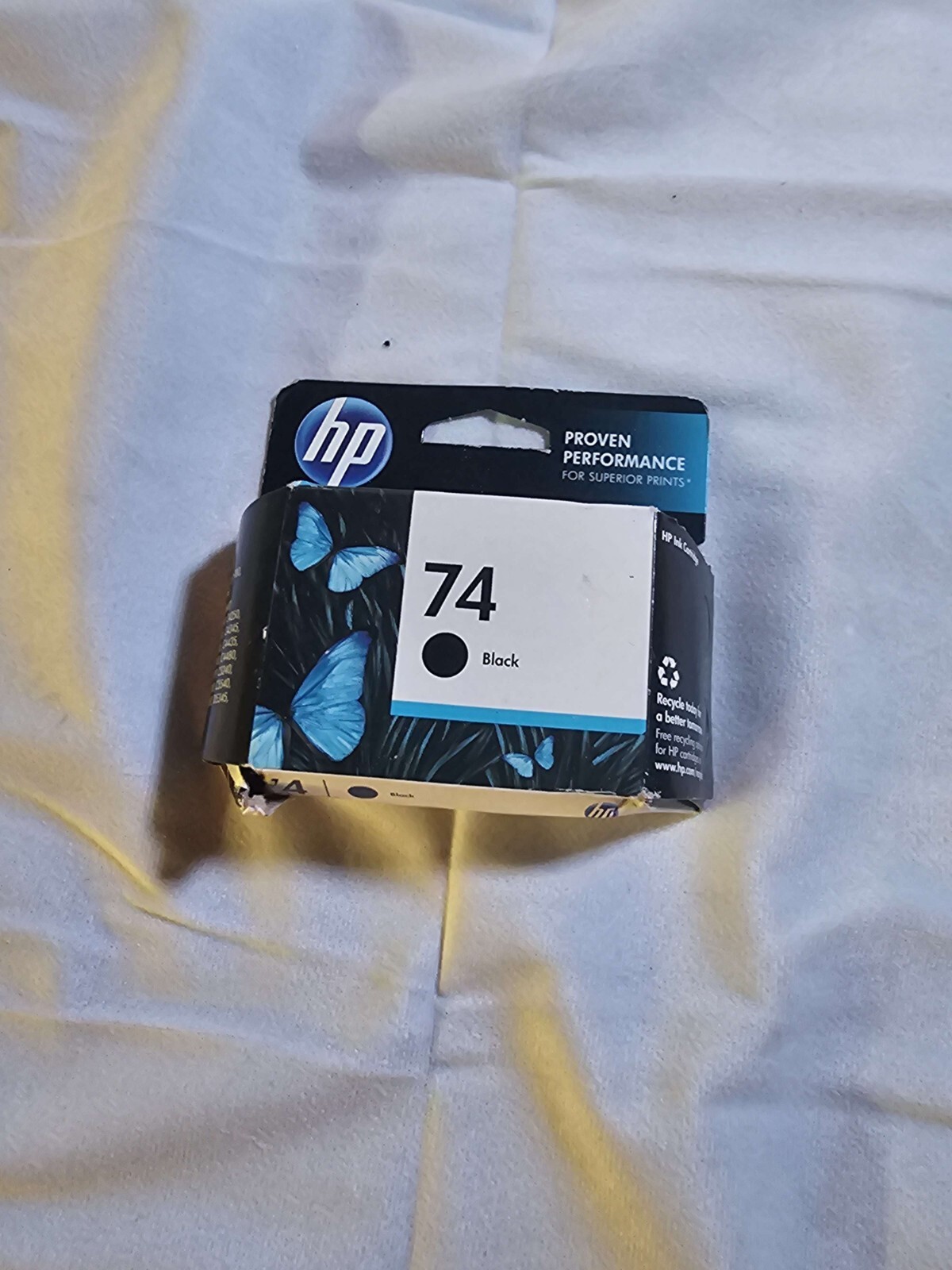 HP 74 Original (CB335WN) Black Noir Ink Cartridge 882780957282 | eBay