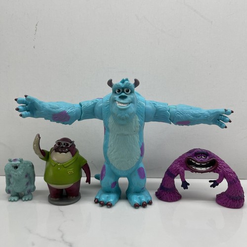 Disney Pixar Monsters University 4 Mini Action Figures Mike Sully - PVC ...