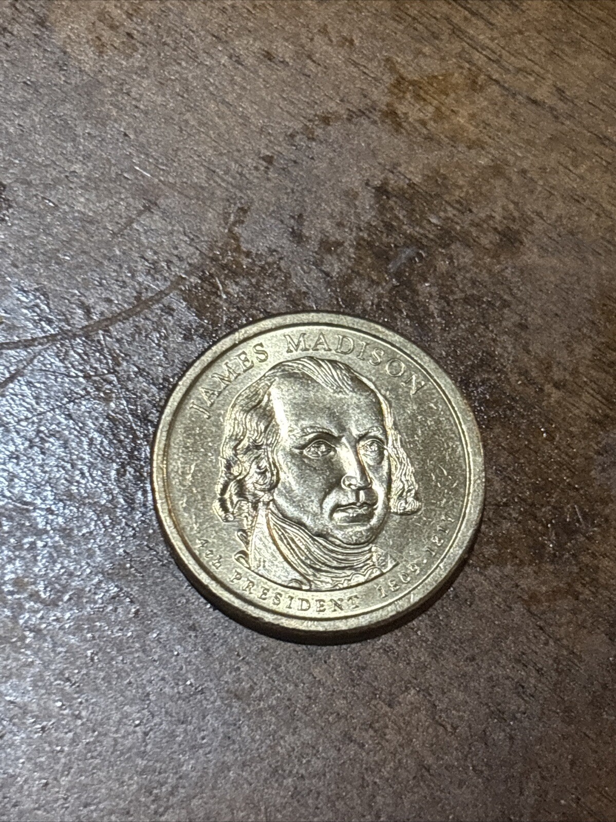 2007 P James Madison - United States One Dollar Coin 1809 - 1817 ...