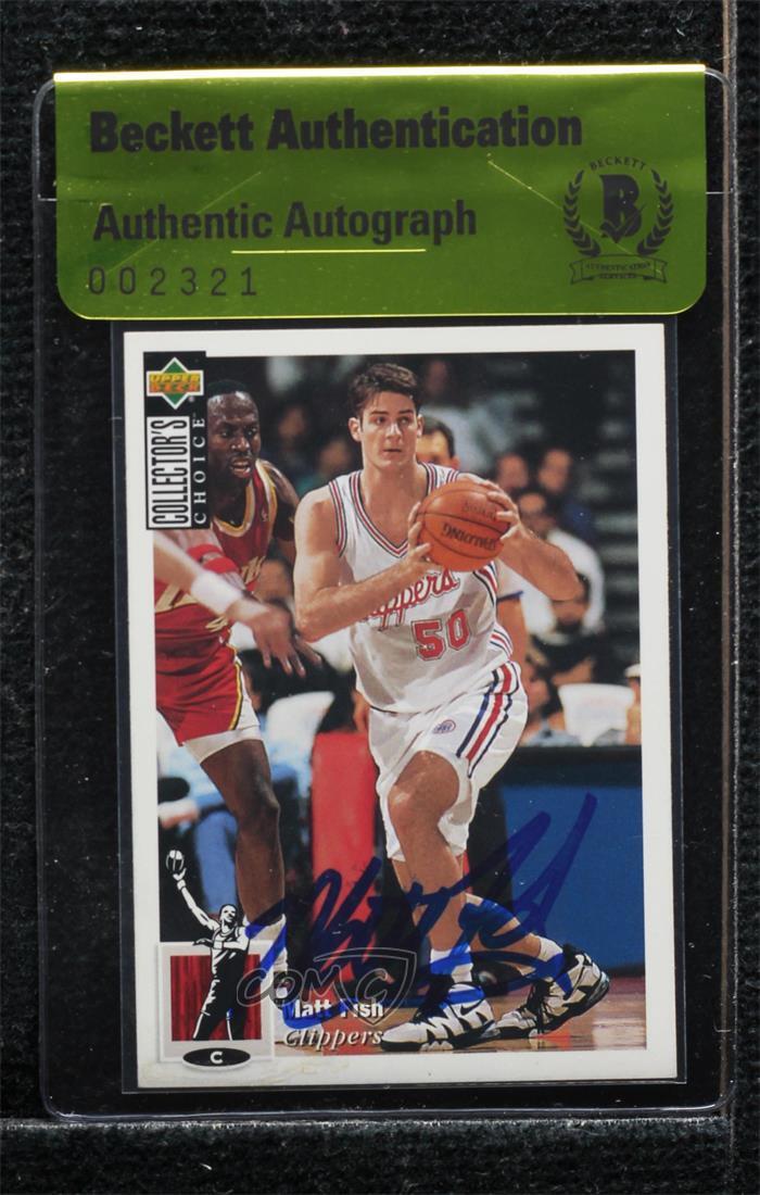 1994-95 Upper Deck Collector's Choice - #350 Matt Fish (RC) for sale ...