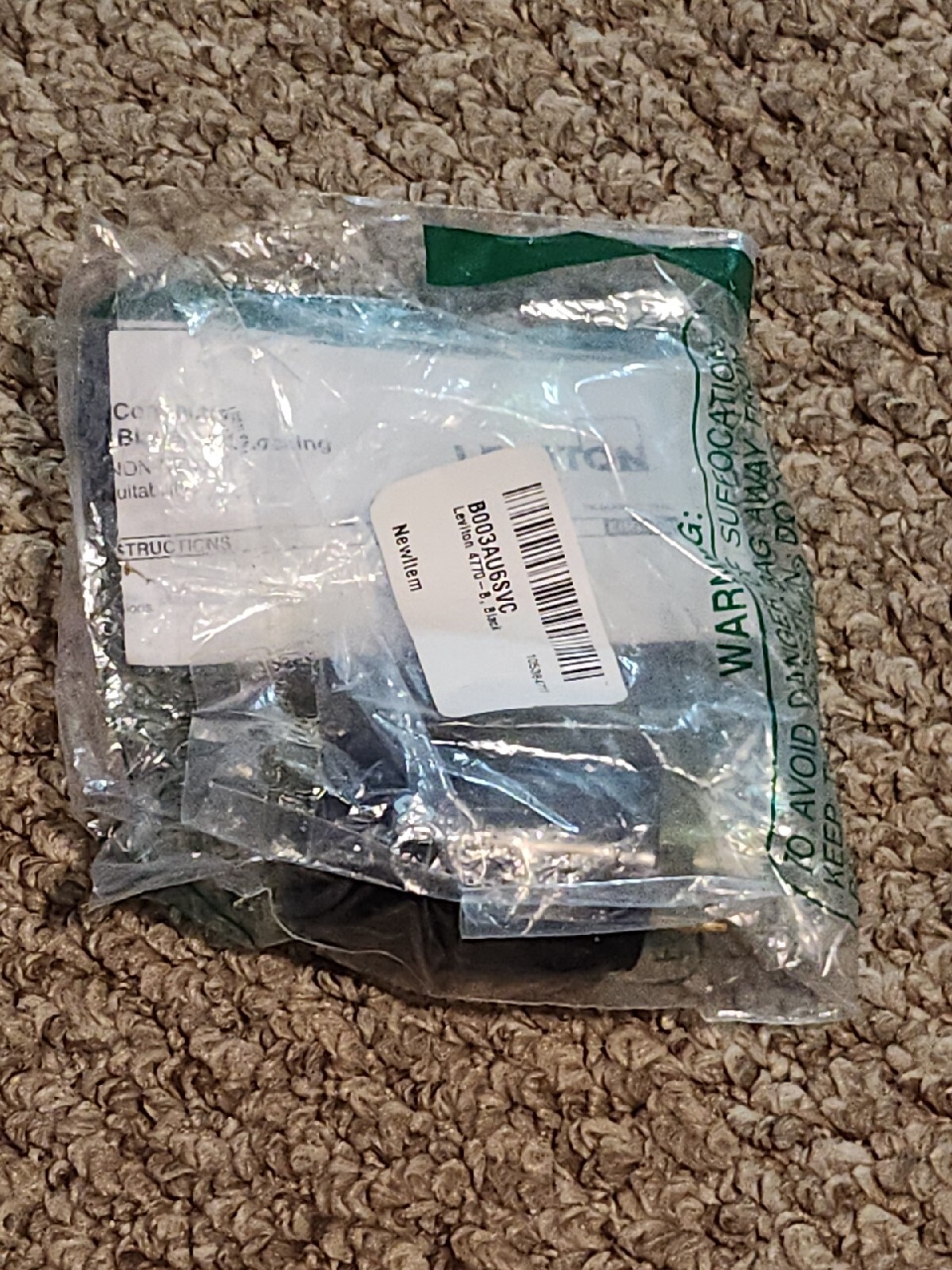 Leviton 4770-B Twist-Lock Locking Plug 15A 277V NEMA L7-15 Black | eBay