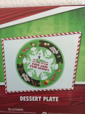 Elf Dessert Plate Plastic Loot Crate Exclusive | eBay