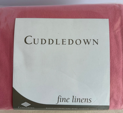 CUDDLEDOWN German Flannel Sheets Rose King Fitted Flat P-Case Ultra ...