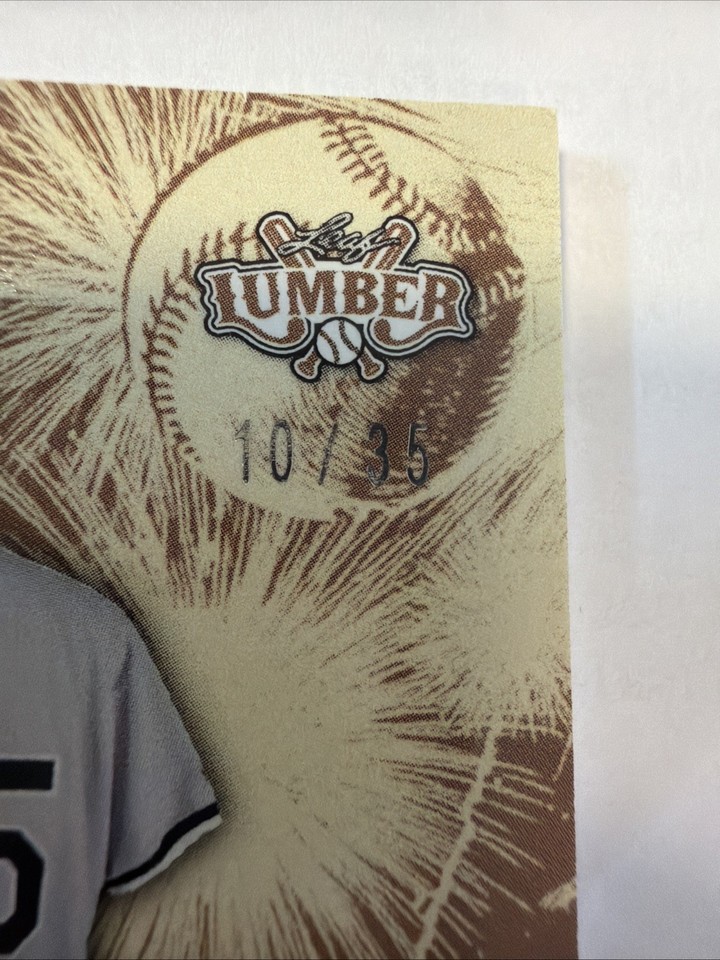 2025 Leaf Lumber TS-4 CARLOS LEE Summer of Slam Game-Used Bat Relic /35 ...