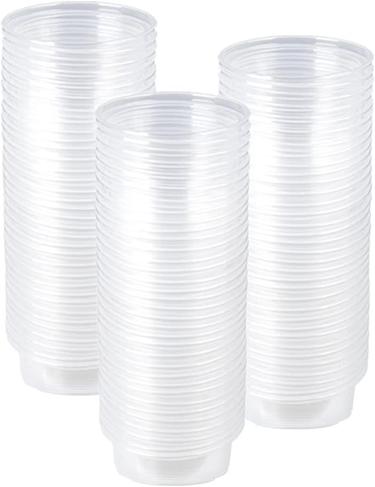 100Pcs Crested Gecko Food Dish, 0.5Oz Plastic Reptile Feeding Cups ...