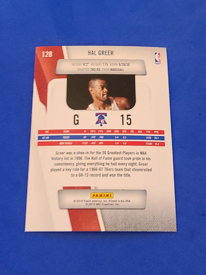 2010-11 Hal Greer Panini Prestige #128 | eBay