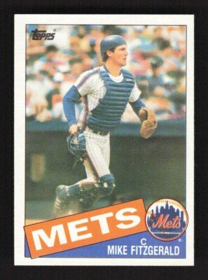 1985 Topps Baseball Mike Fitzgerald #104 New York Mets | eBay