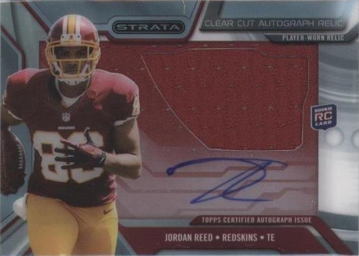 2013 Topps Strata - Clear Cut Autograph Rookie Relics Jordan Reed #CCAR ...