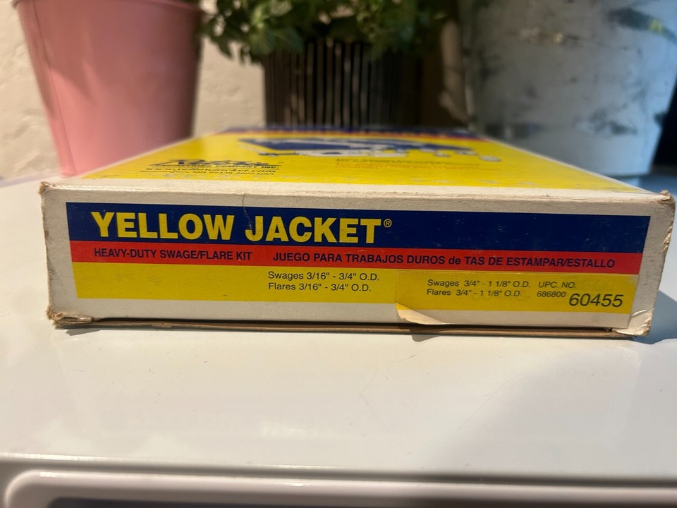 RITCHIE* Yellow Jacket Model 60455 Swages 3/4"- 1 1/8 O.D Flanes 3/4" 1 ...