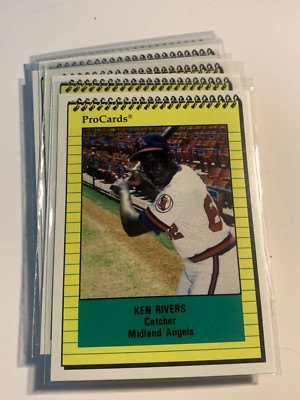 KEN RIVERS 1991 ProCards Midland Angels FREE SHIPPING | eBay