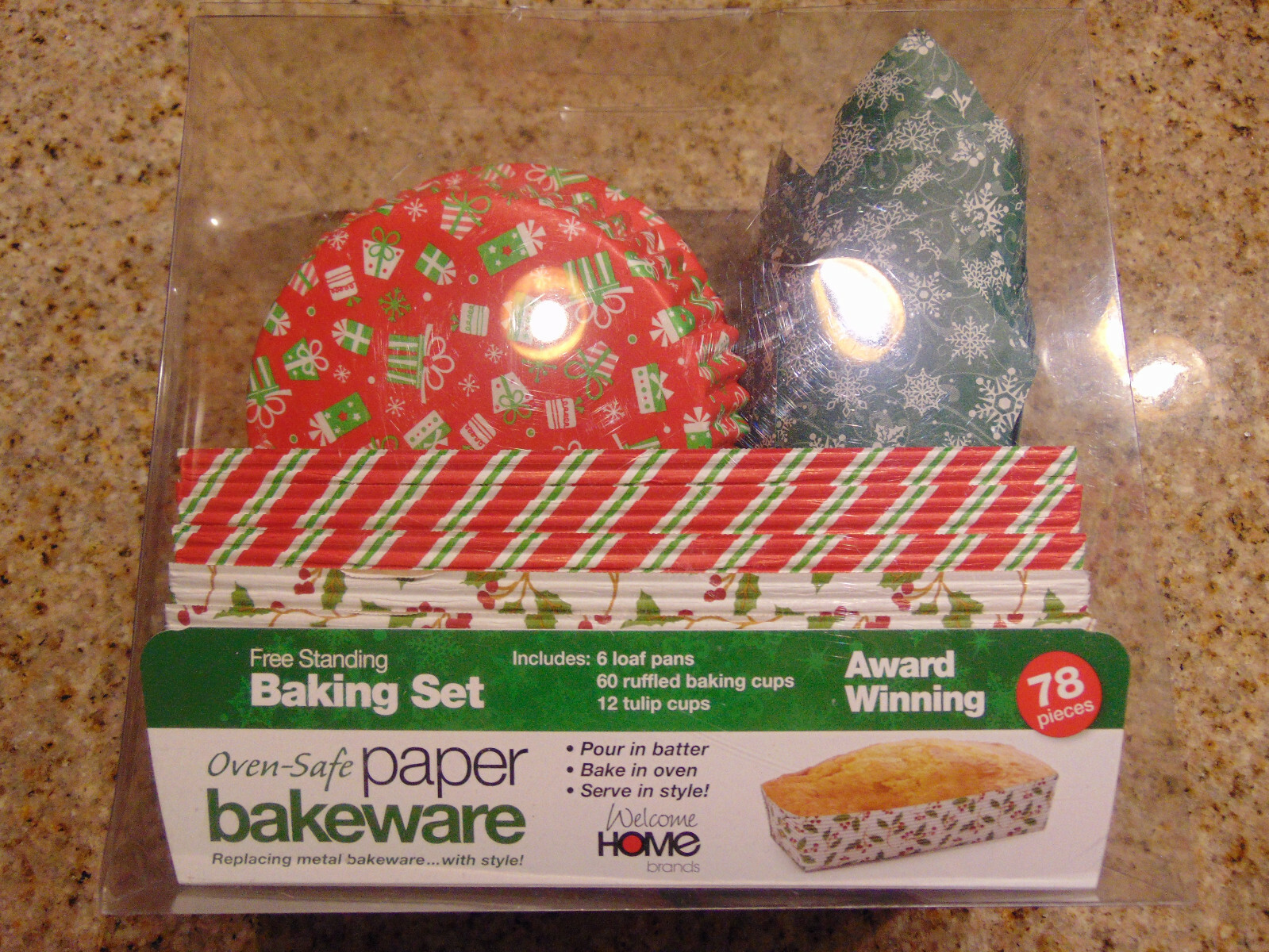 WELCOME HOME OVEN SAFE PAPER BAKEWARE 78pc. NEW | eBay