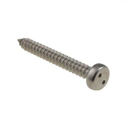 Qty 500 Self Tapper Screw 6g x 1/2" Pan Eye Drive (#6) Security ...