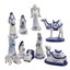 Kurt S. Adler 11-piece Porcelain Delft Blue Nativity Set J4020 for sale ...