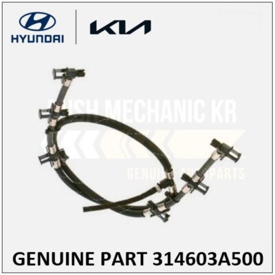 GENUINE OEM Hyundai Kia Fuel Return Hose Assy 314603A500 Veracruz ...