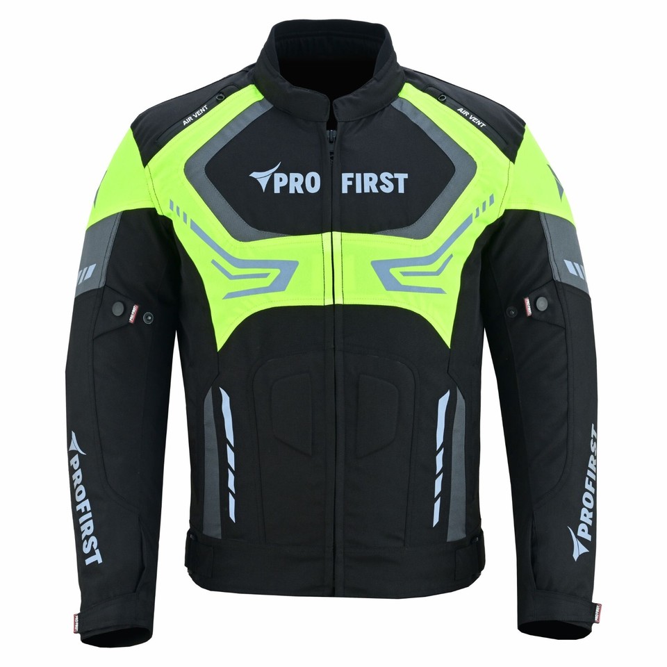 Mens motorcycle jackets Textile Cordura CE Armoured Waterproof ...