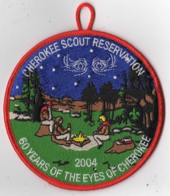 2004 Cherokee Scout Reservation BSA Patch RED Bdr. [CA3618] | eBay