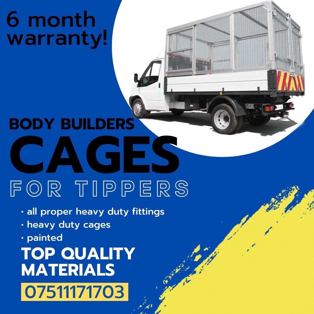FORD TRANSIT TIPPER GRP HIGH SIDES, Transit tipper mesh cages ...