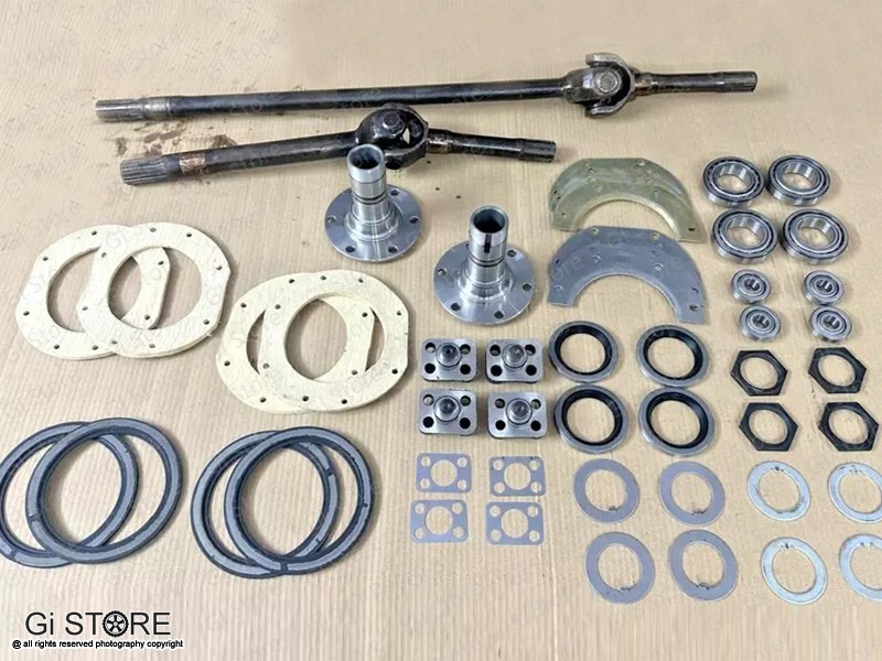 Front Axle Shaft Assy Set/Kit Fit W.Jeep CJ2A,3B,CJ5/MB/GPW/M38/M38-A1 ...