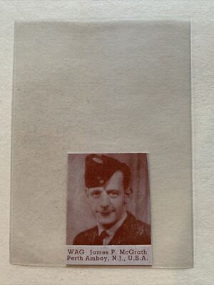 James McGrath Perth Amboy NJ & Lloyd Ellsworth Snay Moncton 1945 WW2 ...