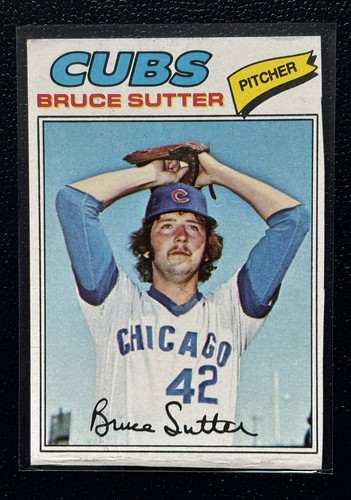 Bruce Sutter 1977 Topps #144 Rookie Baseball Card Poor Condition ...