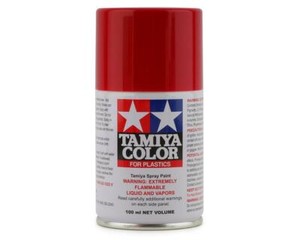 Tamiya TS-95 Metallic Red Lacquer Spray Paint (100ml) [TAM85095 ...