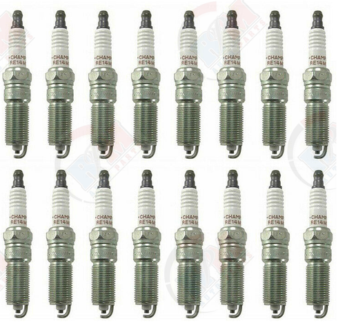 16 CHAMPION Spark Plugs 5.7L RE14MCC4 2003-2008 FOR Chrysler Jeep RAM ...