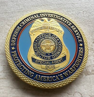 Defense Criminal Investigative Service Challenge Coin | eBay