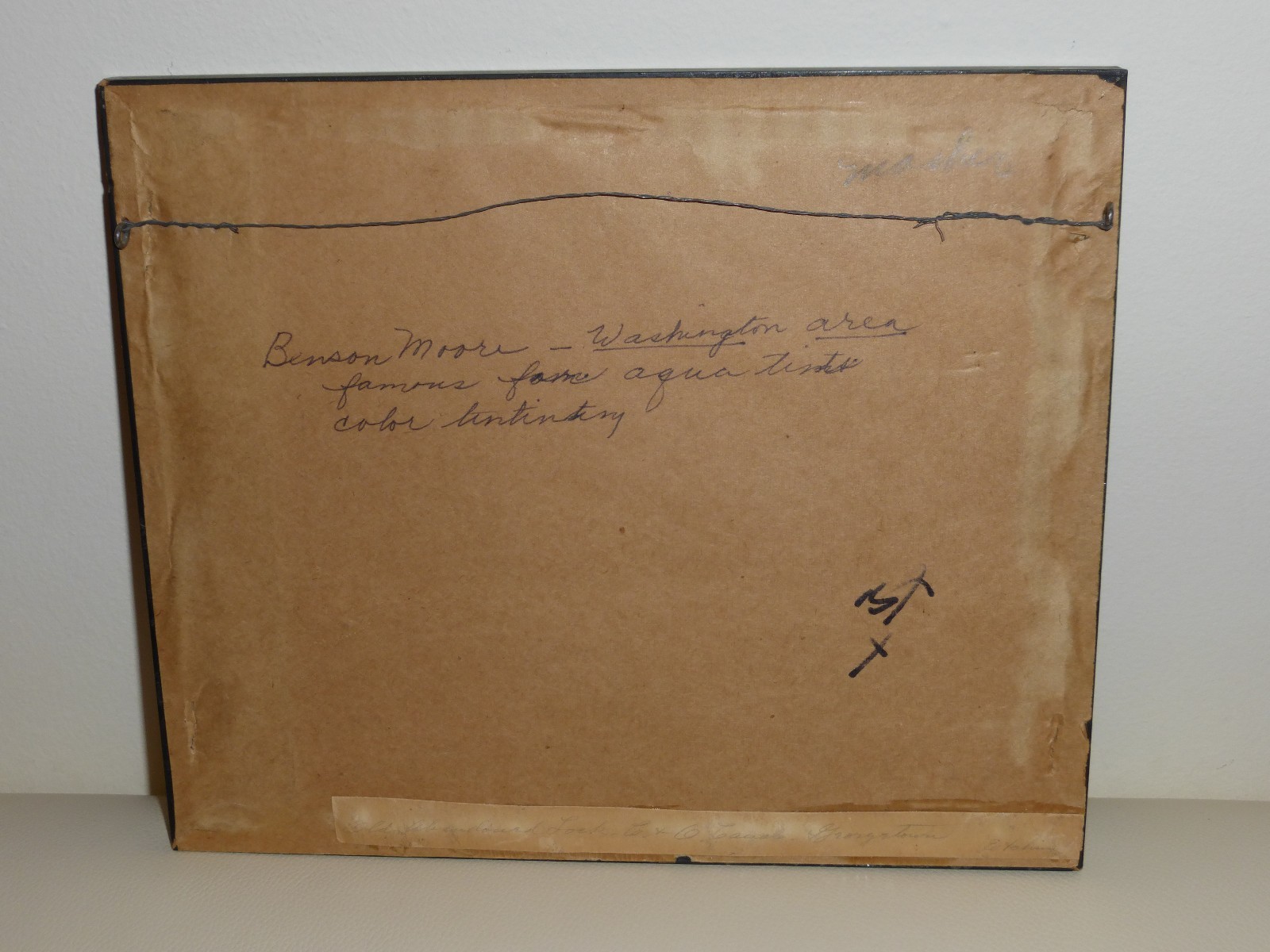 Benson Moore (American, 1882-1974) Georgetown, Washington Aquatint ...