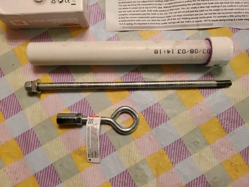 Recoil Spring Weight Tester 1911& Semiauto Pistols W/3/4" PVC &Digital ...