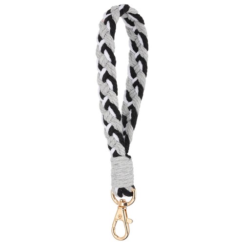 Handmade Bracelet Keychain for Travel Concerts, Gray White 683867758866 ...