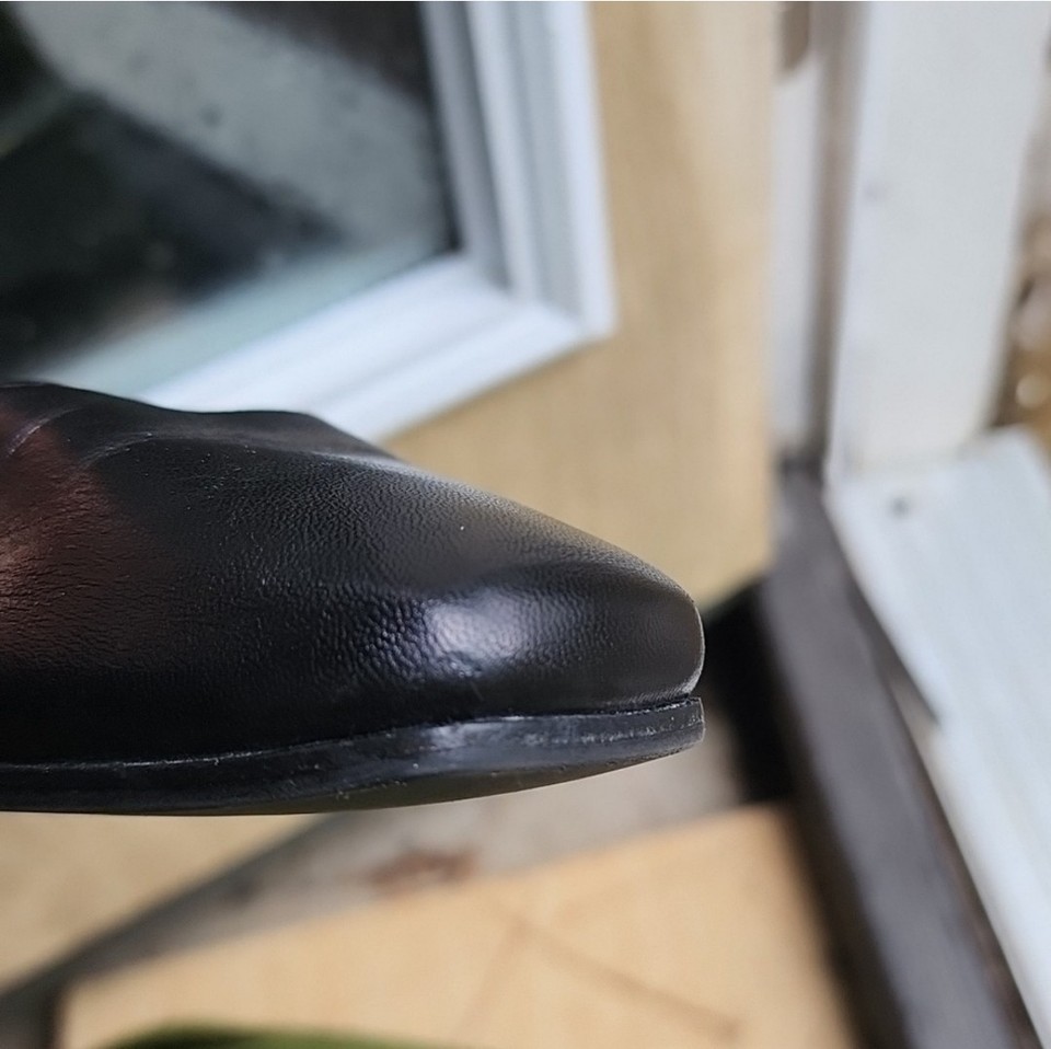 M.Gemi The Balare Balet Flats Women's Size 7 Black Velvet And Leather ...