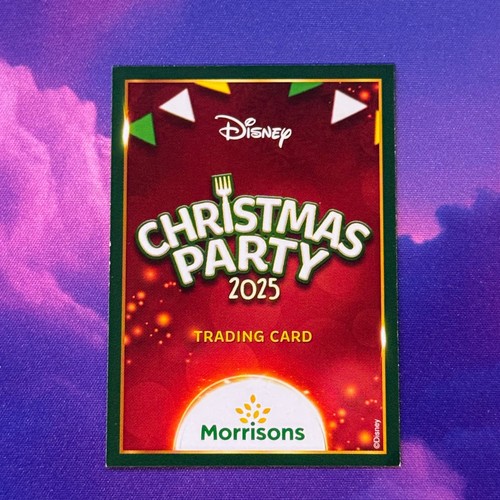 Morrisons Disney Christmas Card 2025 Party Trading Xmas Collectable ...