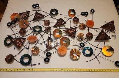 CURTIS JERE Contemporary Artist MIXED-MEDIA Sculpture Kaleidescope ...