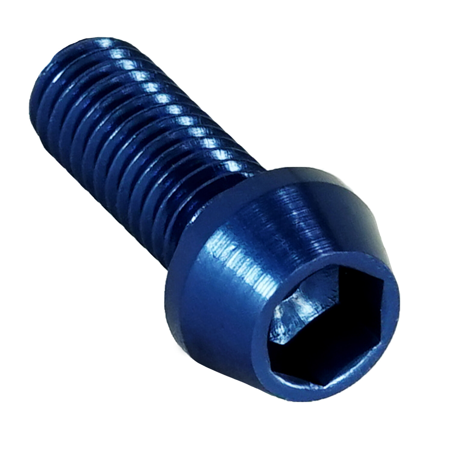 Alu M5x18 Schraube DIN 912 konisch 7075 Innensechskant Hex Aluminium ...