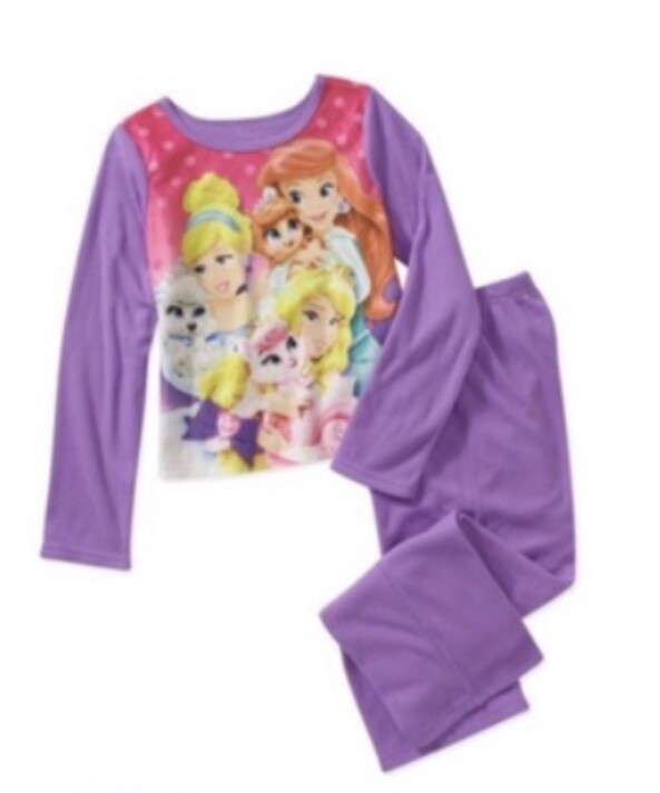 *NWT - DISNEY PRINCESS - 2-PC FLANNEL SLEEPWEAR SET | eBay