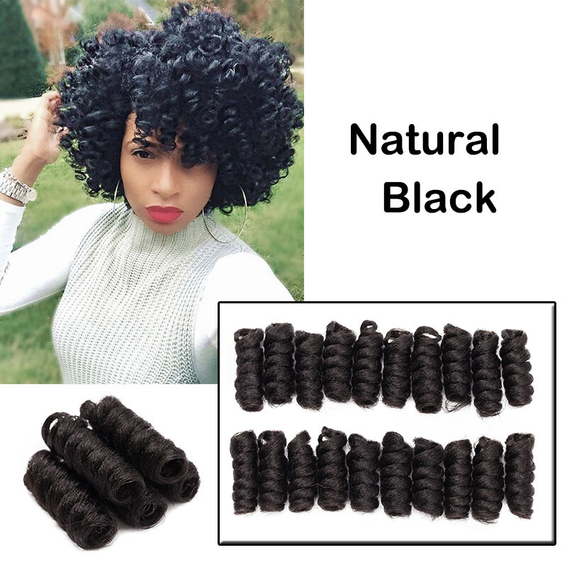 2" Short Spring Toni Curly Hair Extensions Jumpy Wans Curl Crochet ...