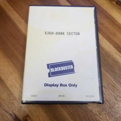 Dark Sector XBOX 360 Disc Only in BLOCKBUSTER box. Very good condition ...